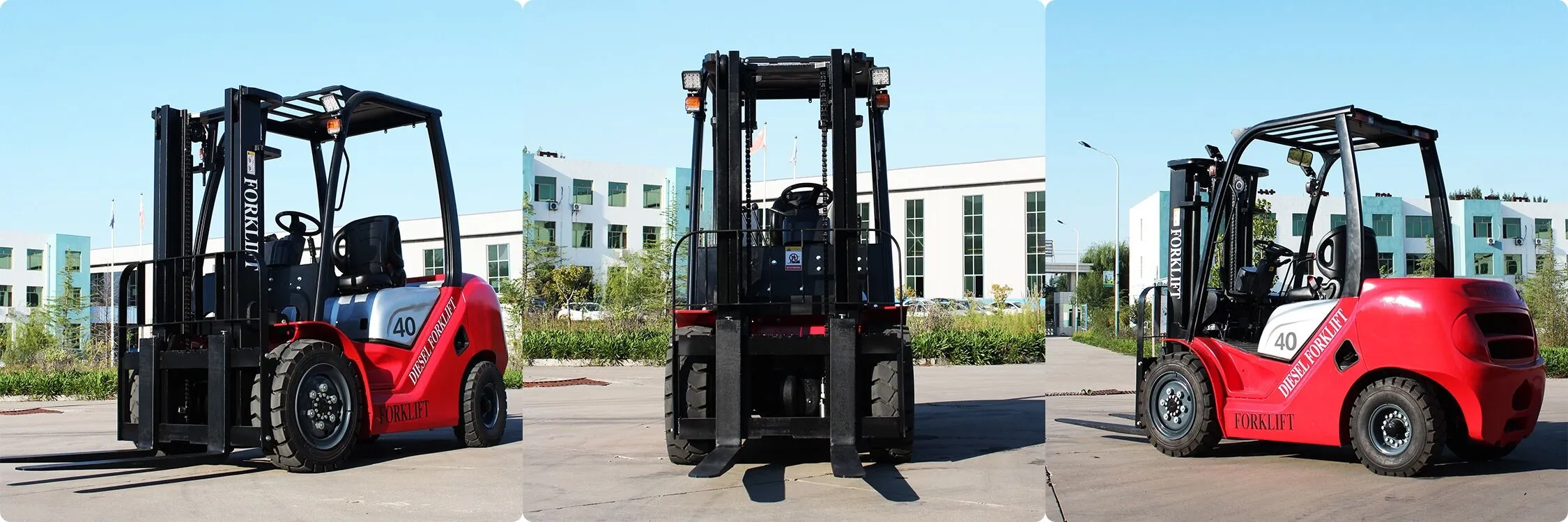 CPC40-K 4.0T Diesel Forklift - SOAO Construction Equipment Manufacturer
